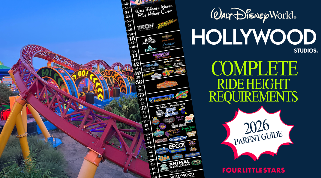 Hollywood Studios Ride Height Requirements 2026 – Parent Guide – Four ...