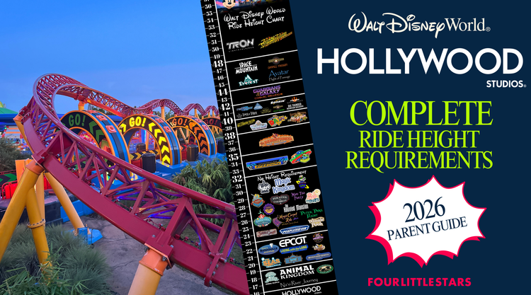 Hollywood Studios Ride Height Requirements 2026 – Parent Guide – Four ...
